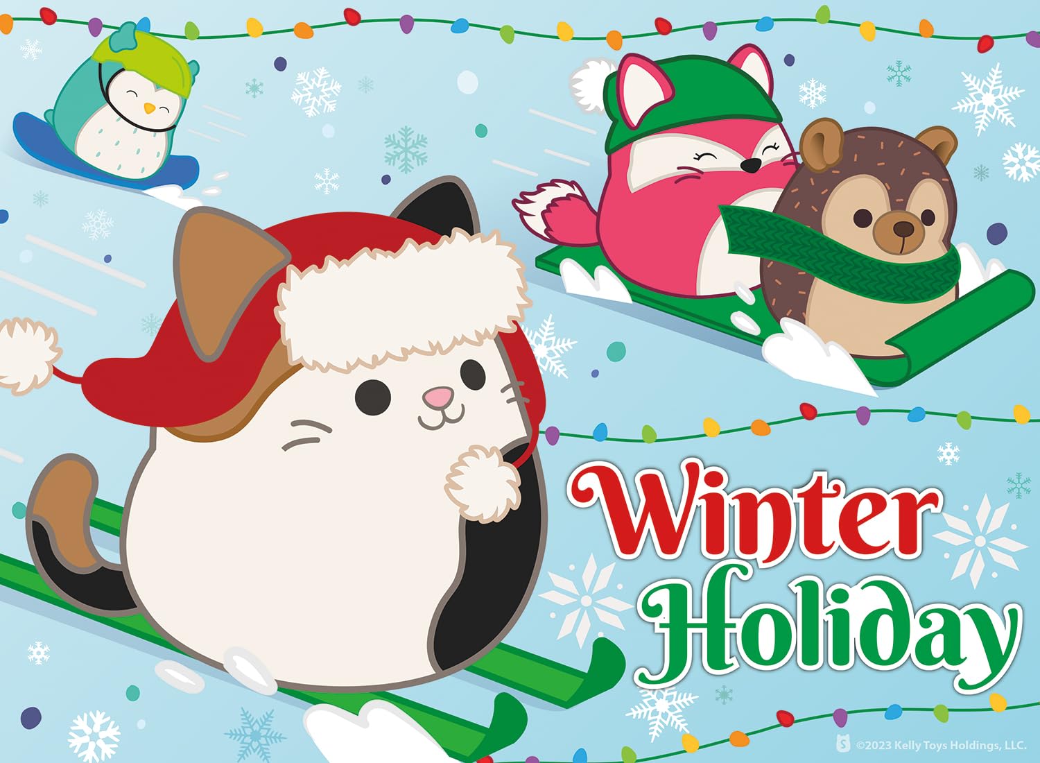 Amazon.com: Buffalo Games - Squishmallow - Squishmallow Winter Holiday ...