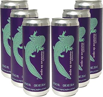 Six Pack Cerveza Artesanal Monstruo De Agua Sugoi 355 Ml : Amazon.com ...