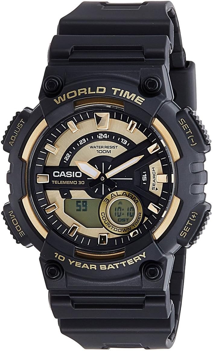 Casio Men's W93H-1AV Multifunction Sport Watch, Black, W93H-1AV : Casio ...