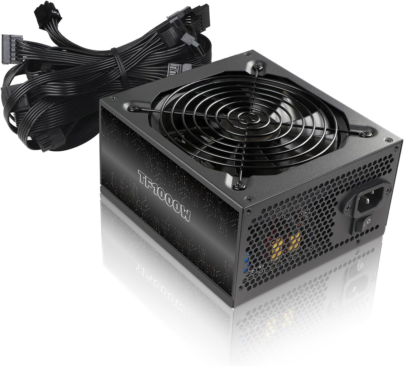 Amazon.com: 1200W Power Supply RGB Fully Modular ATX 3.0 PCIe 5.0 PSU ...