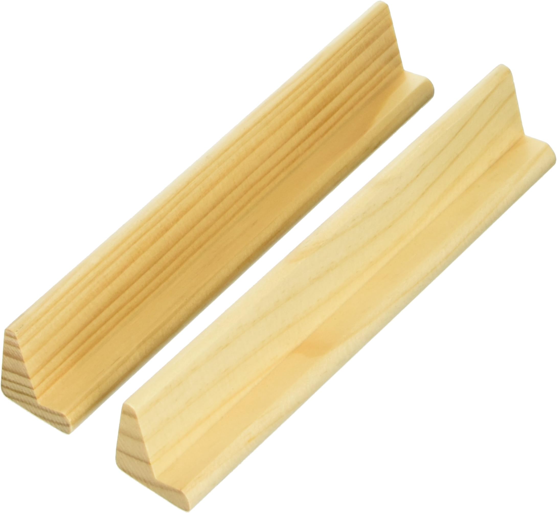 Amazon.com: Natural Wood Finish Wooden Tilted Domino Tile Holder (Set ...