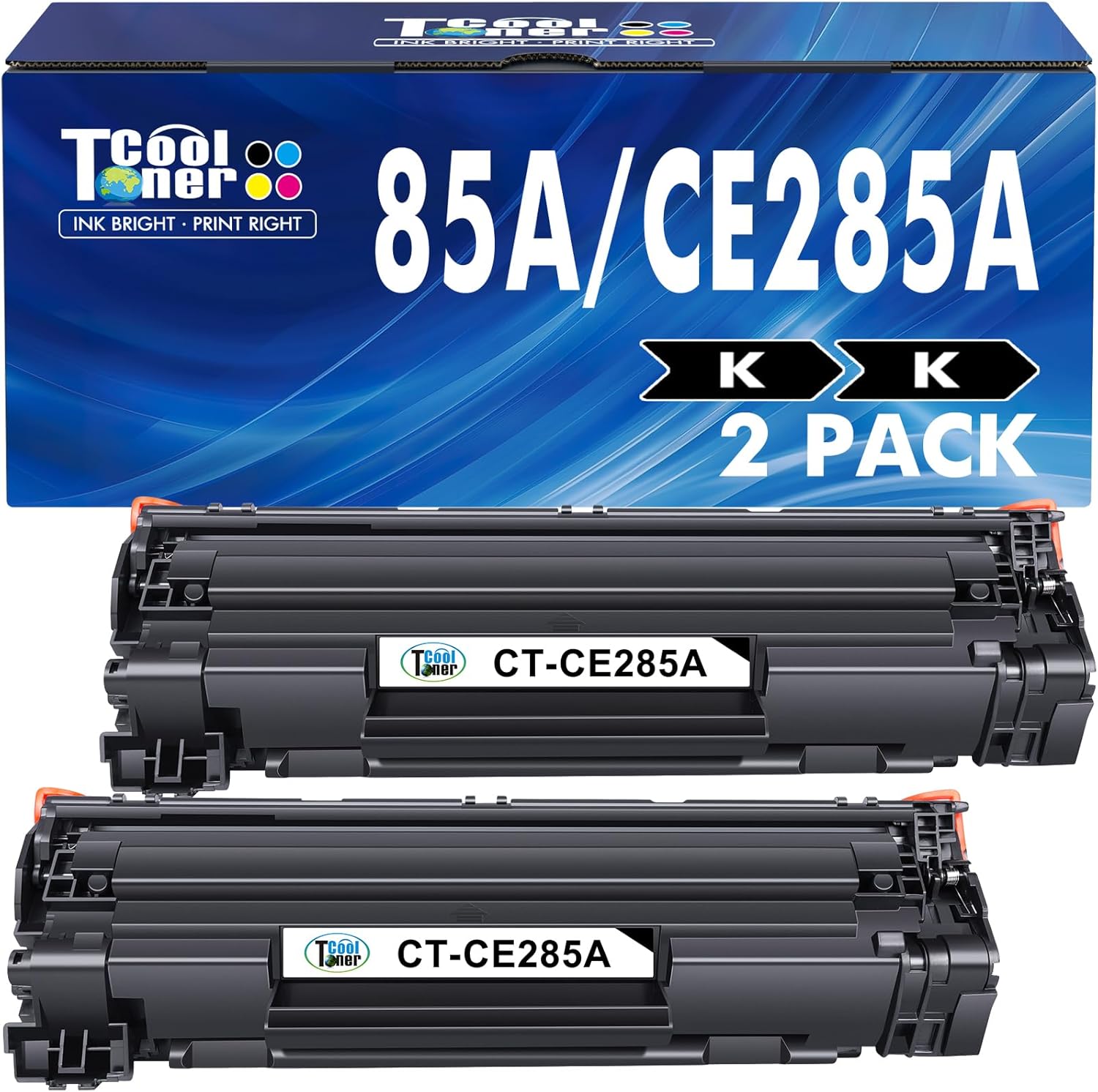 Amazon.com: 85A CE285A Black Toner Cartridge P1102W M1212NF MFP ...