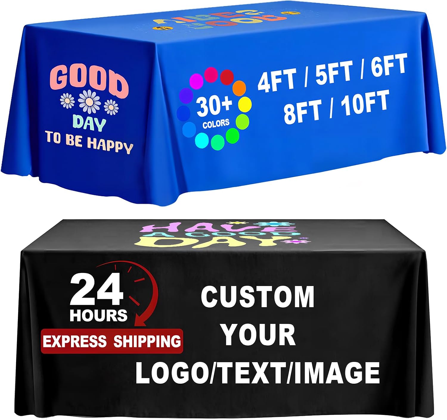 Amazon.com: Custom Table Cloth with Business Logo,Personalized Table ...