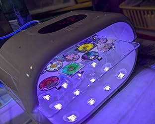 Amazon.com: ENERFUN UV Light for Resin, 48W Two-Sided Fast Curing UV Resin Light with Adjustable ...