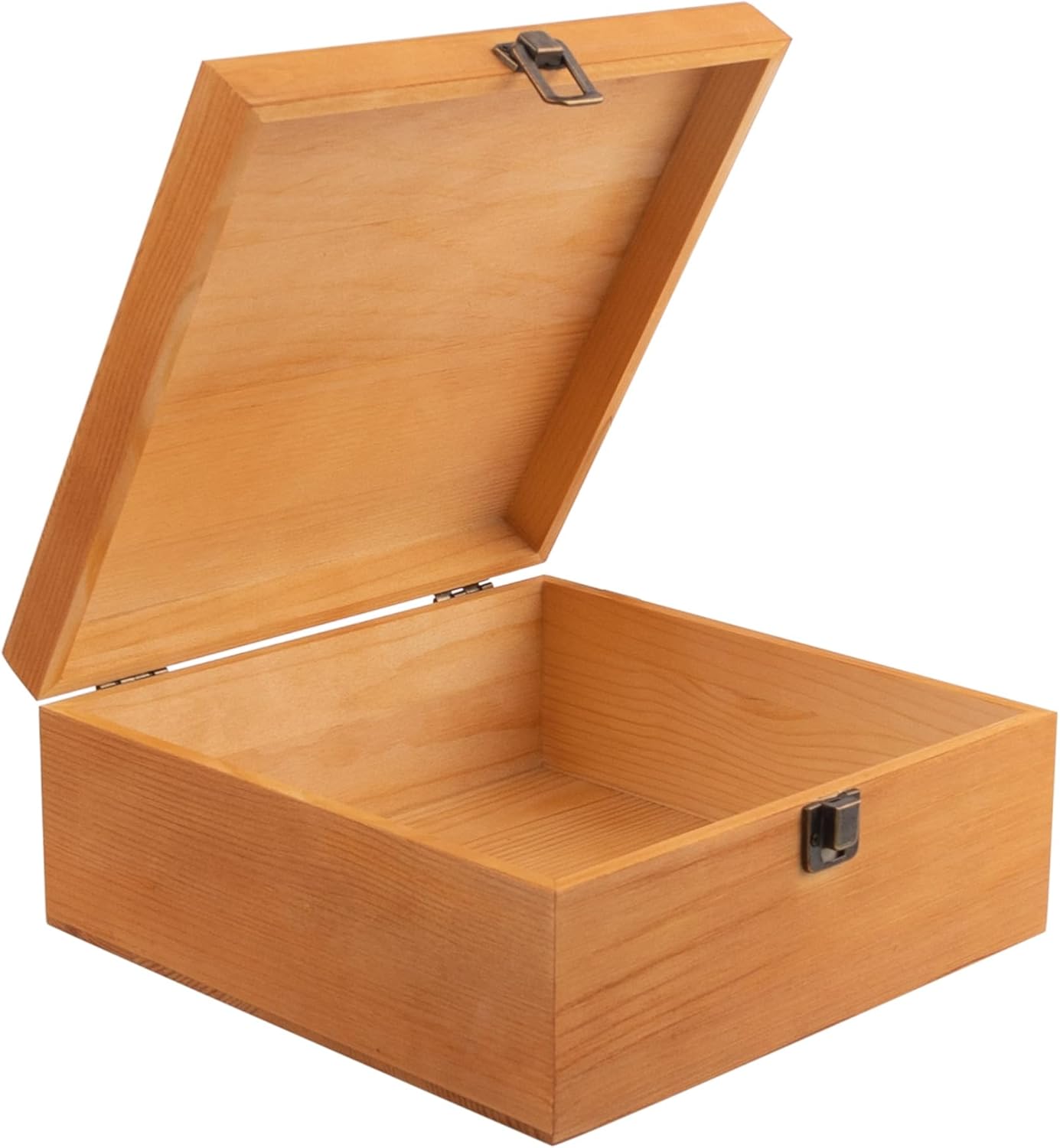 Amazon.com: Framendino, Vintage Wooden Storage Box Container with ...