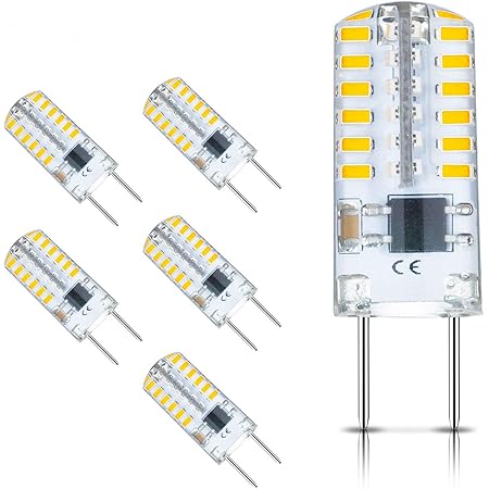 G8 LED Bulb Dimmable, 20W Halogen Equivalent, 120V T4 JCD Type Bi-Pin ...