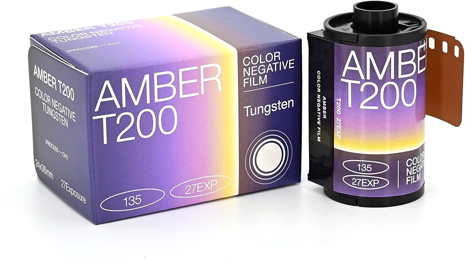 Amazon.com : Amber T200 Color Negative, 27EXP, ISO200, 35MM Cine Film ...