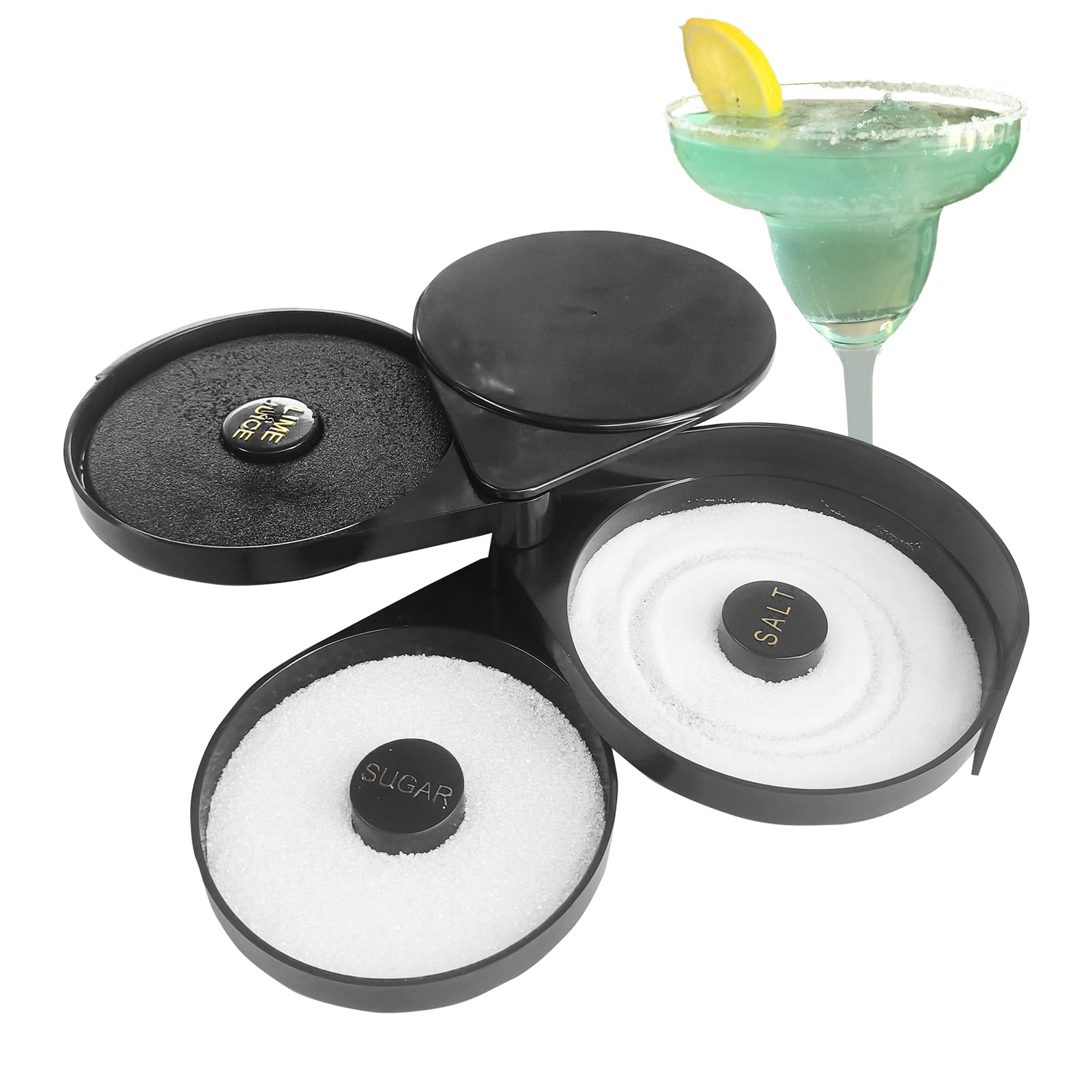 Snapklik.com : 3-Tiers Margarita Salt Rimmer Set,Margarita Rim Sugar ...