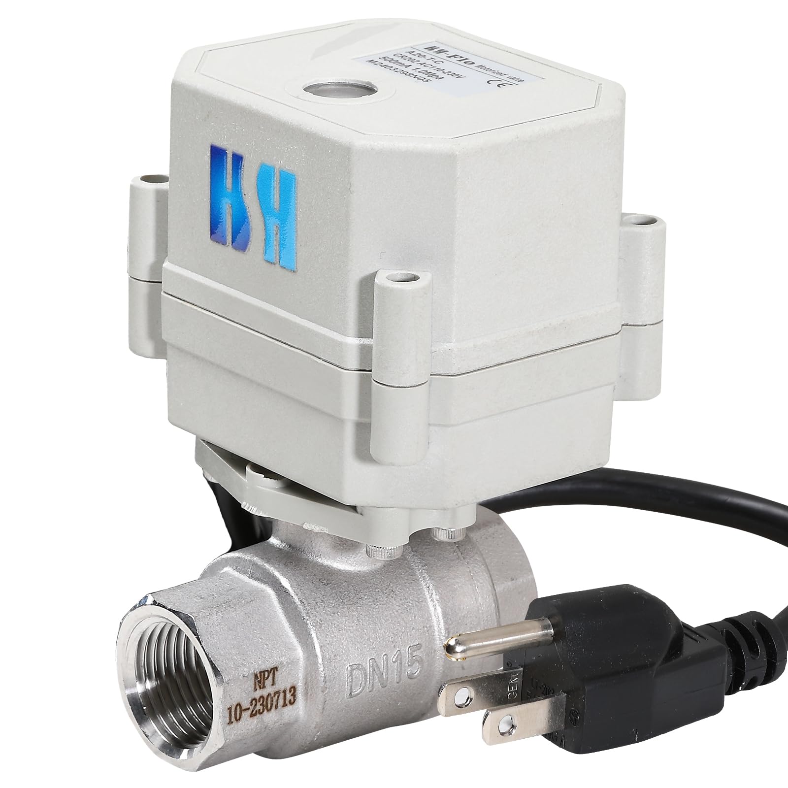 Amazon.co.jp: HSH-Flo 1/2インチ DN15 110-230VAC ノーマルクローズ