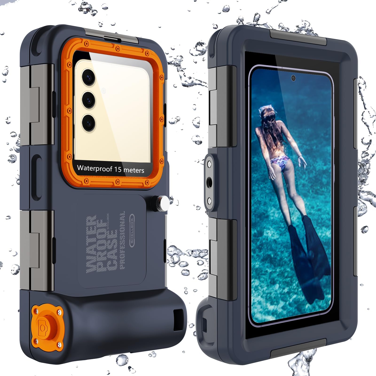 Amazon.com: ShellBox Case Diving Case 2nd Gen for Phone/Samsung Galaxy ...