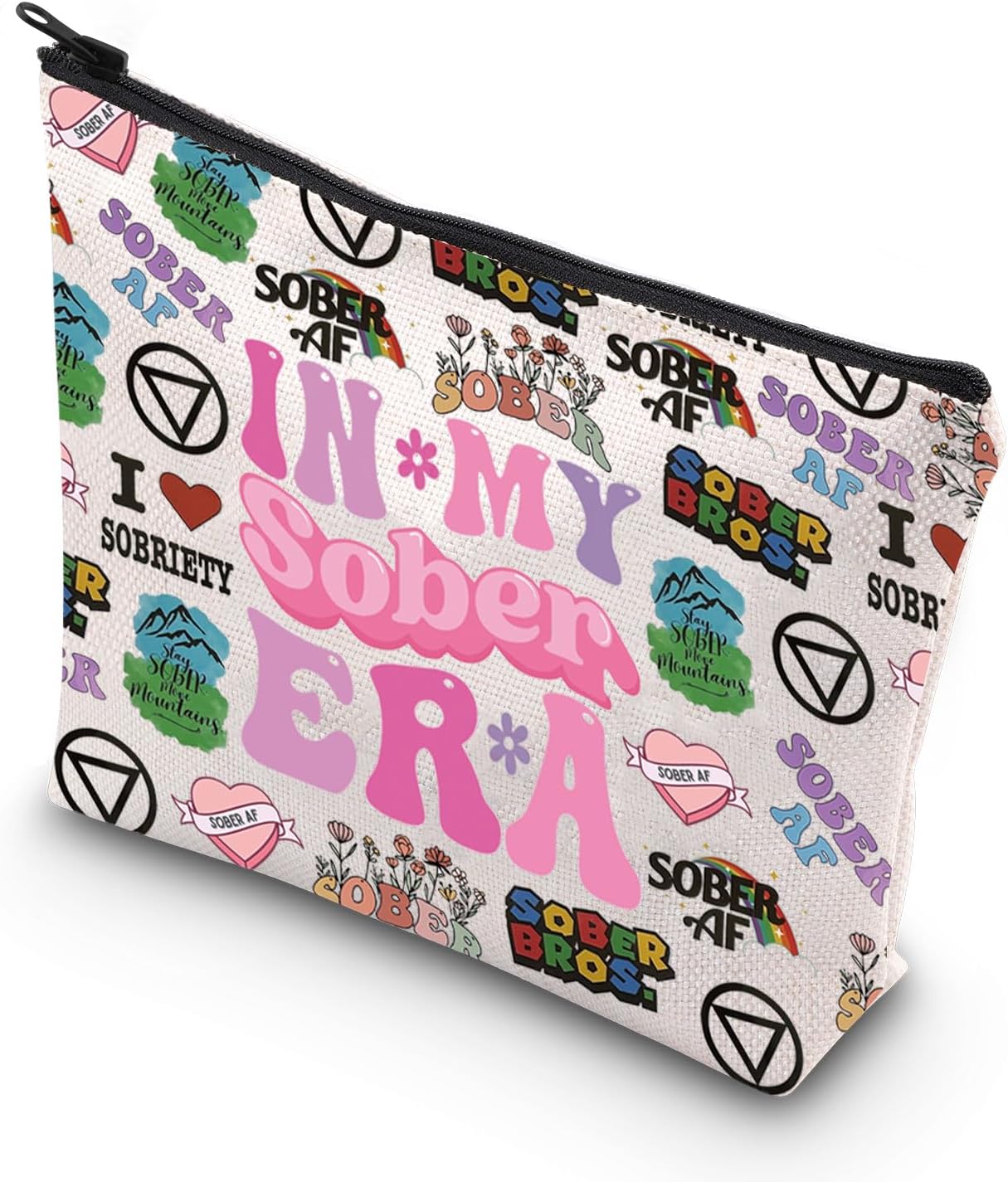 Amazon.com: WCGXKO Sobriety Gift Addiction Recovery Cosmetic Bag AA ...