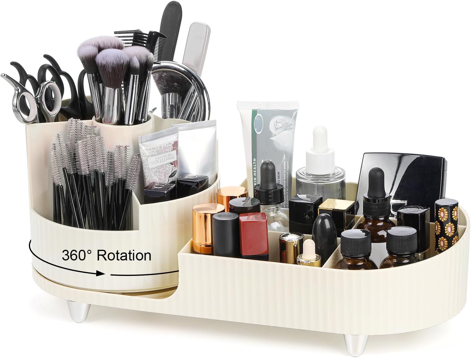 Amazon.com: Dicunoy Makeup Organizer for Countertop, 360 Degree ...