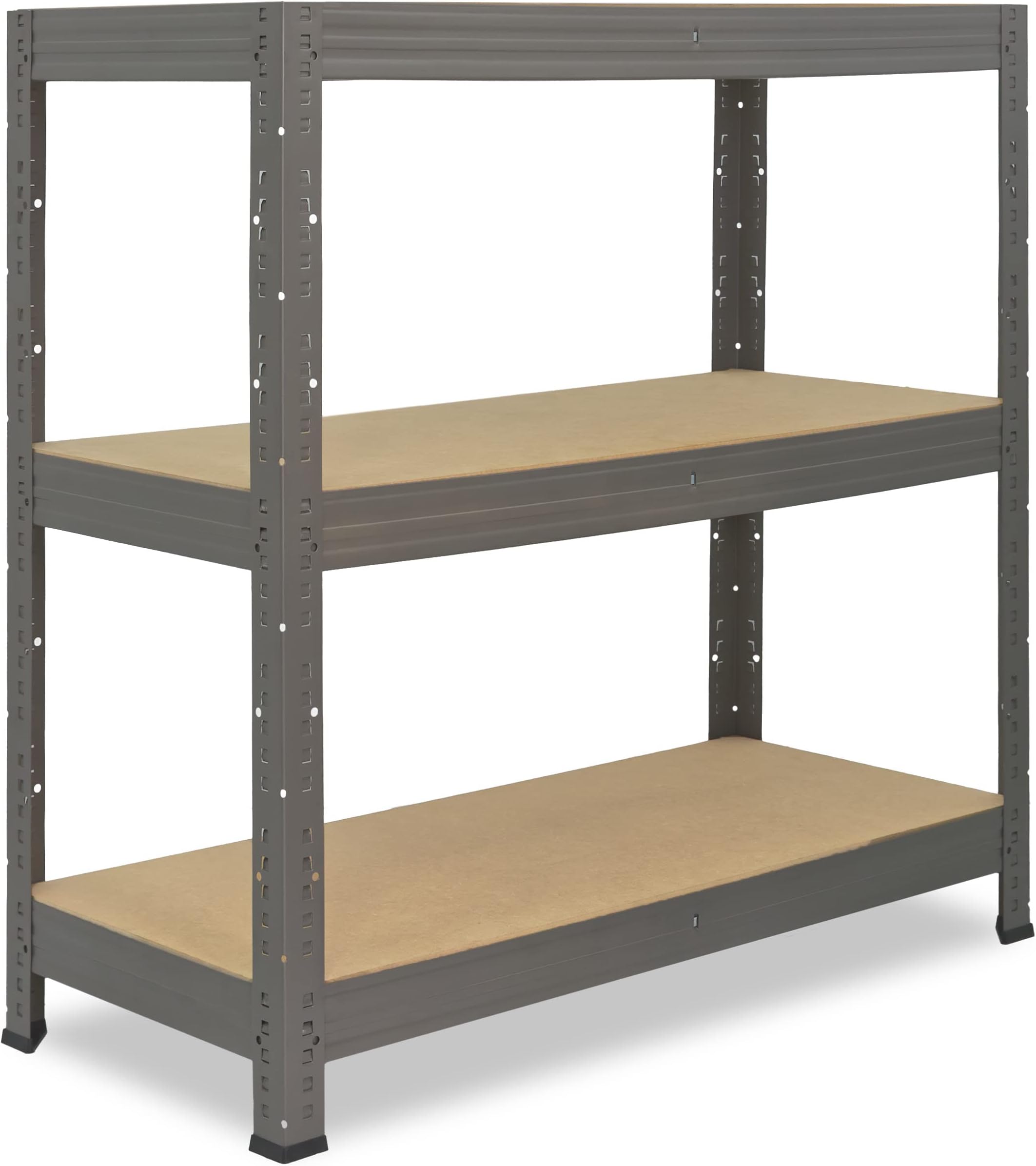 shelfplaza® 90x60x40cm Pro Étagère Charge Lourde Gris/Etagere Metal 3 ...