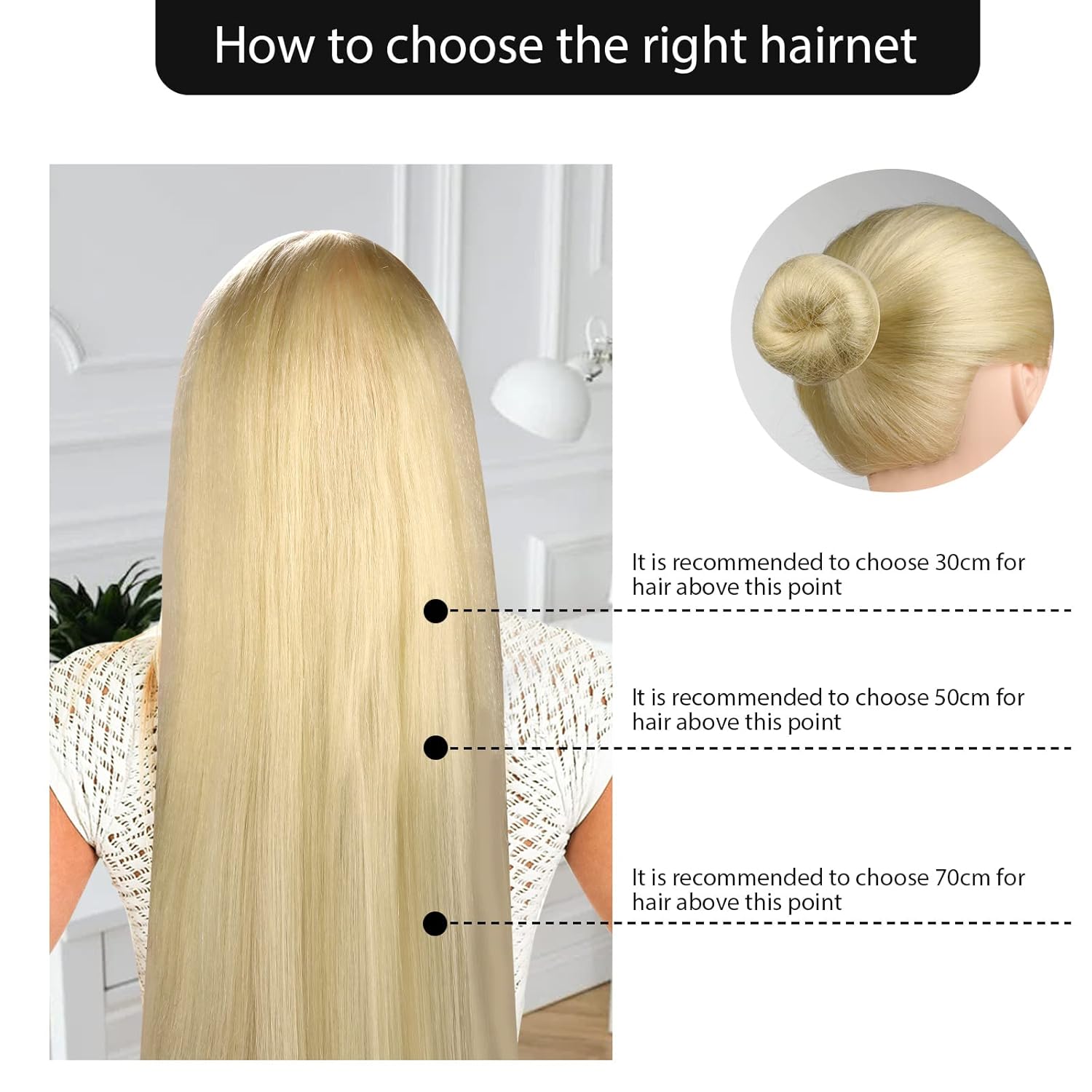 Hair Nets Invisible Elastic Edge Mesh and Bobby Pins Set, 40 Pieces ...