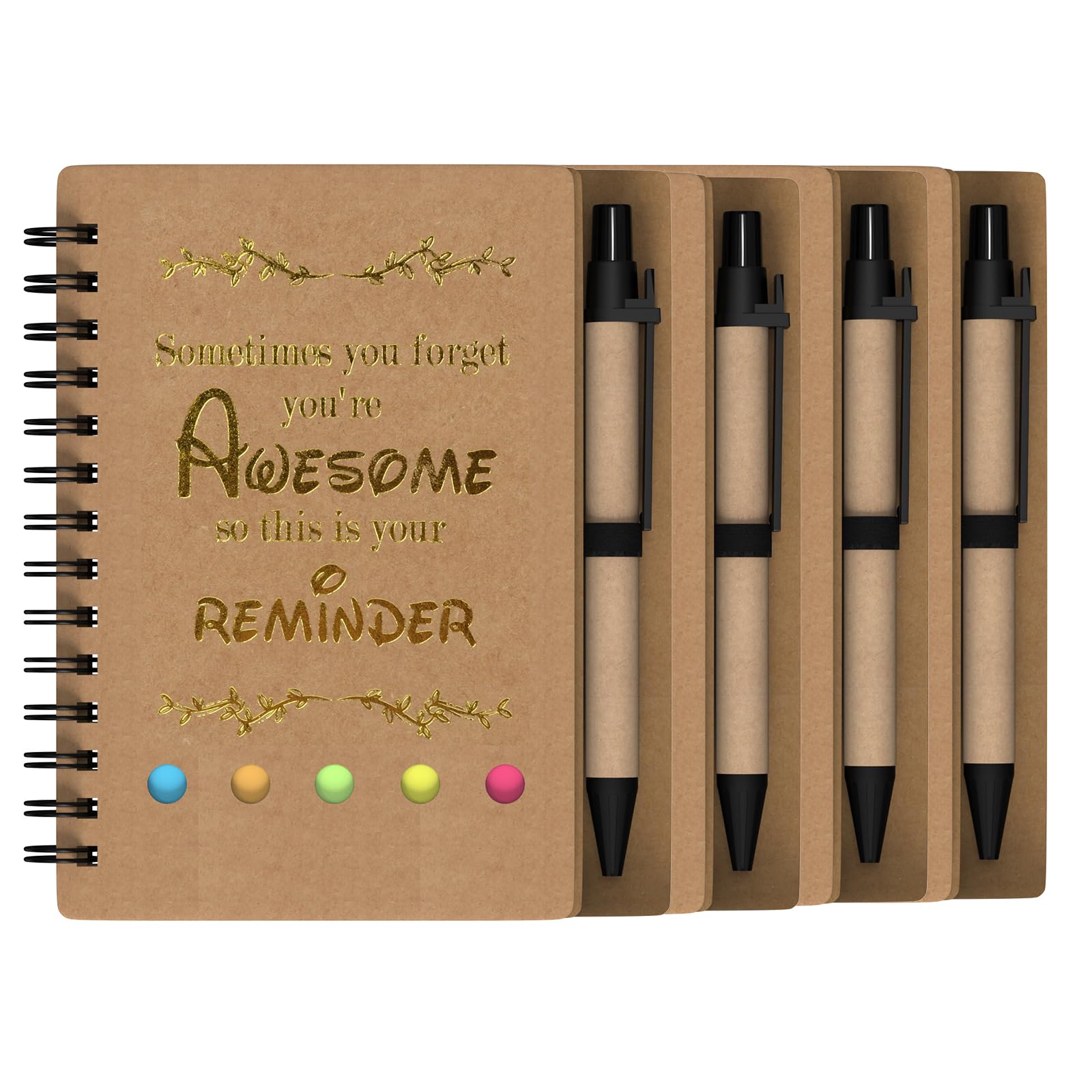 HochoLii Spiral Notebooks Sets Thank You Gifts Inspirational Journals ...