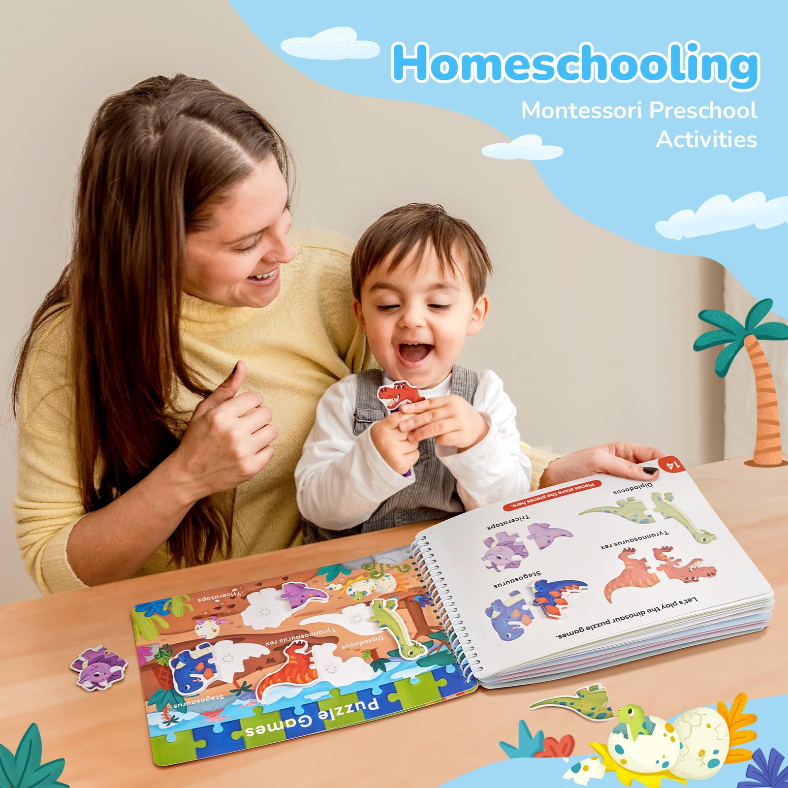Snapklik.com : Preschool Busy Book For Toddlers 3-5, Learning ...
