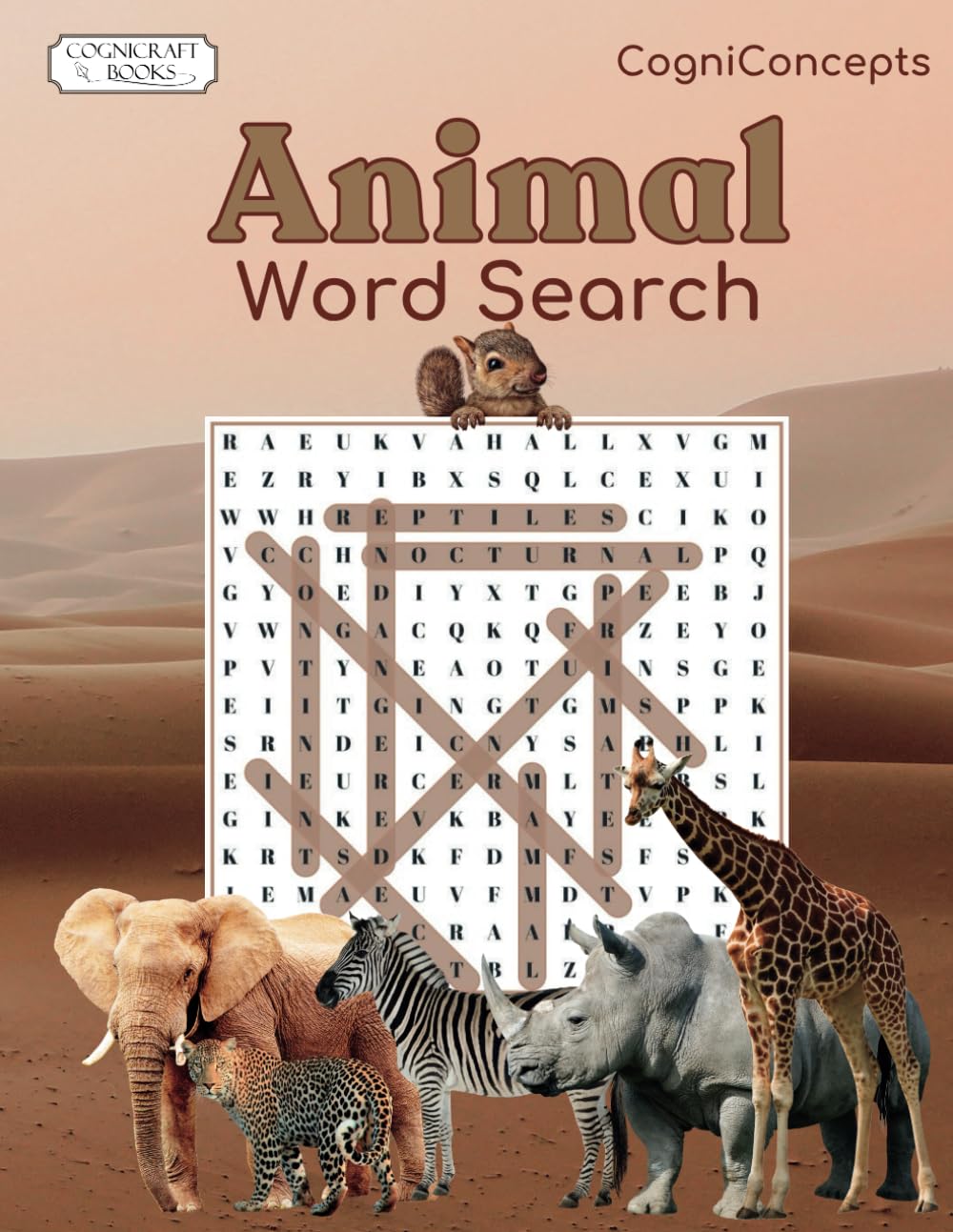 Amazon.com: Animal Word Search: An Animal Safari Around the World ~ Fun ...