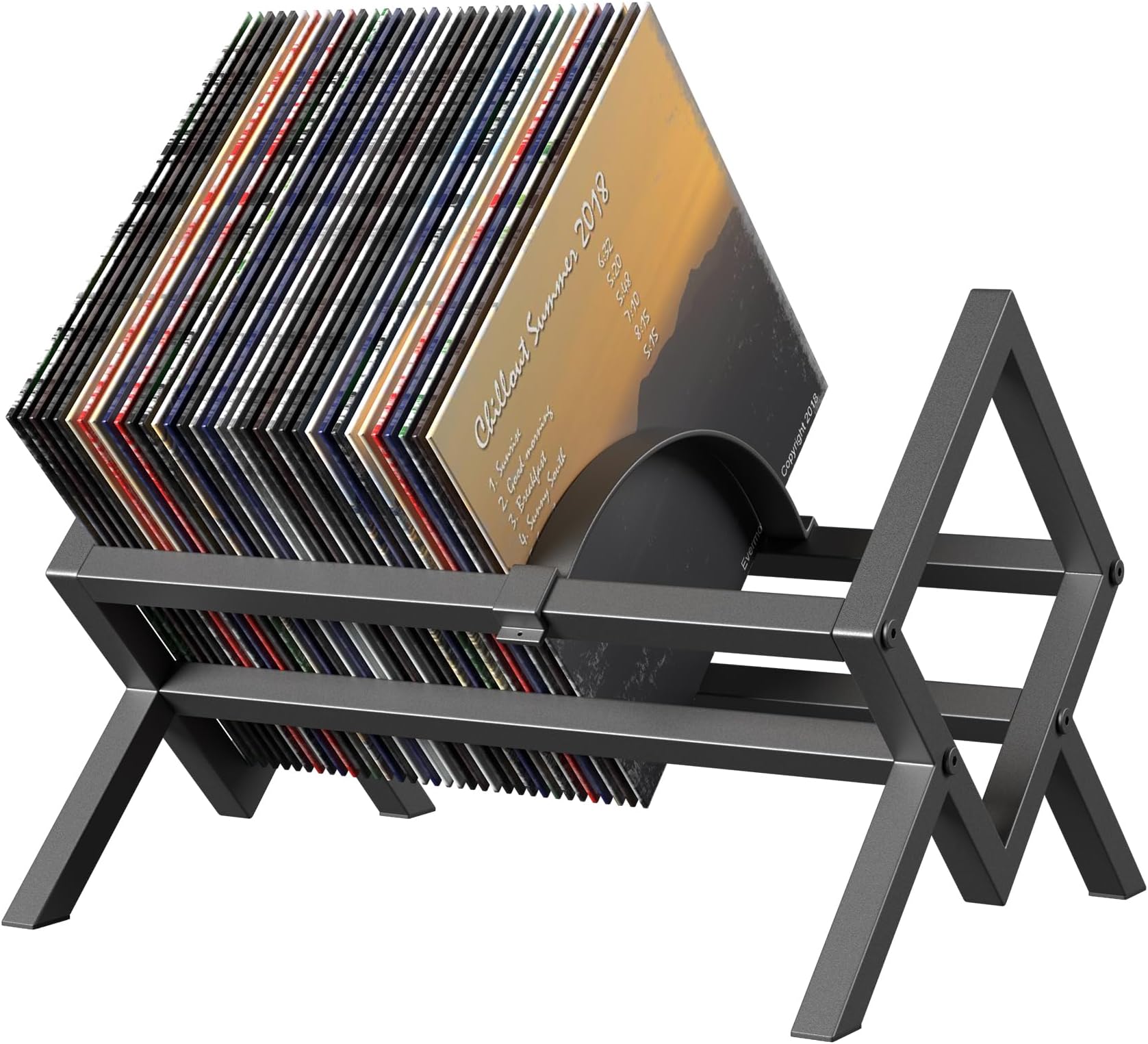 QWORK® Vinyl Record Storage Stand, Record Storage Holder, for Album and ...