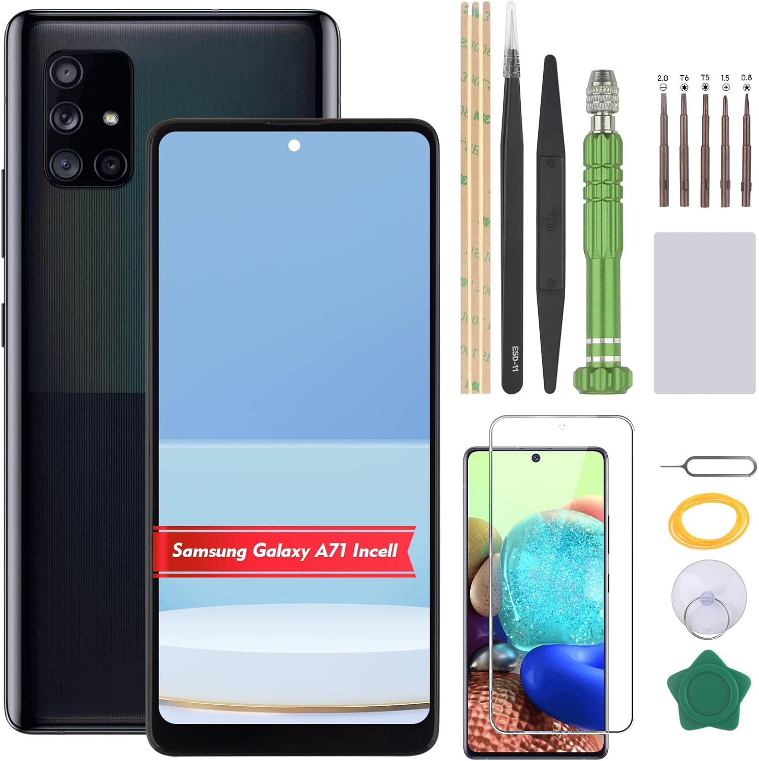 YHX-US - Reemplazo para Samsung Galaxy A71 A715 A715F SM-A715F/DS ...