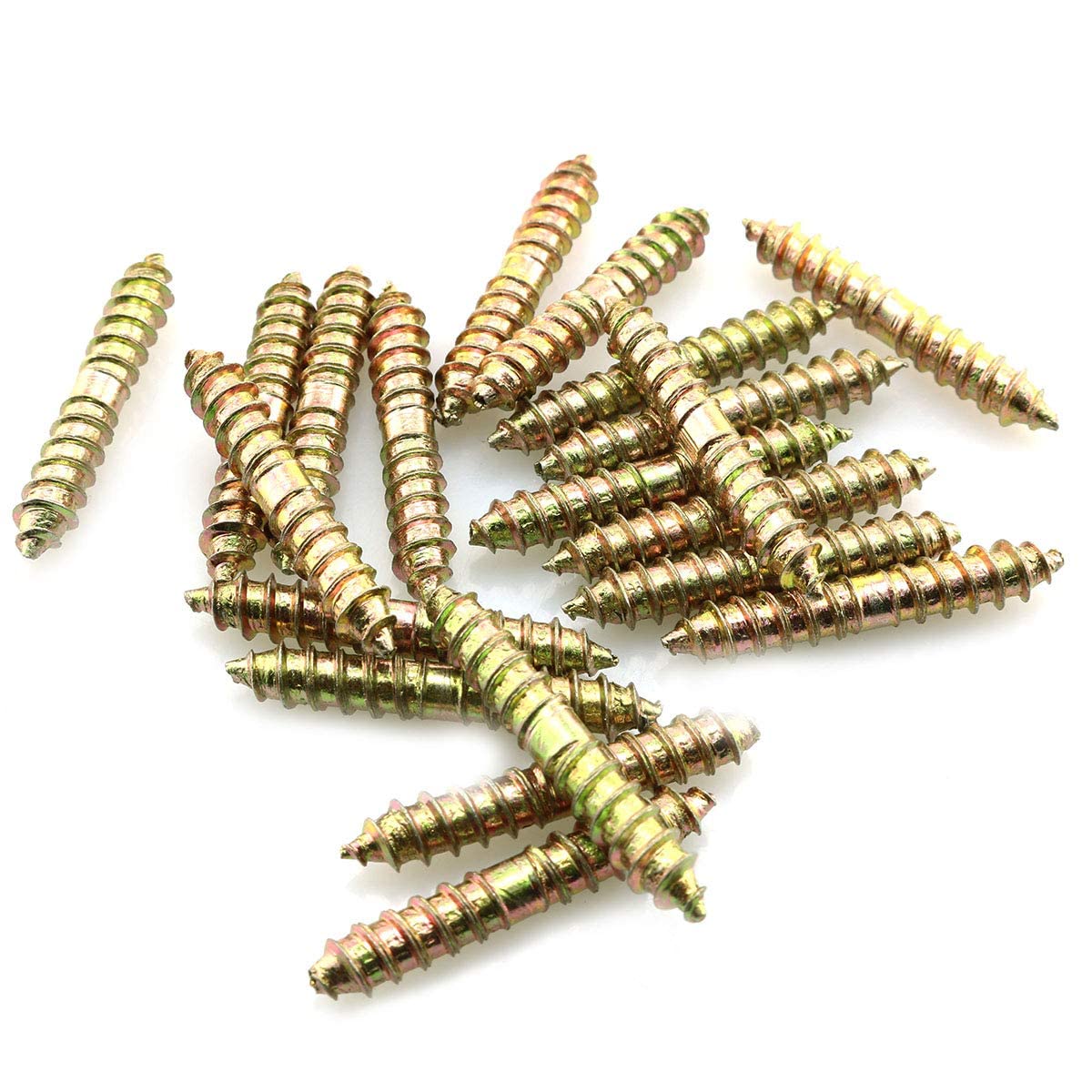 TAODAN 20pcs Dowel Screw Double Ended Wood Woodworking Furniture ...