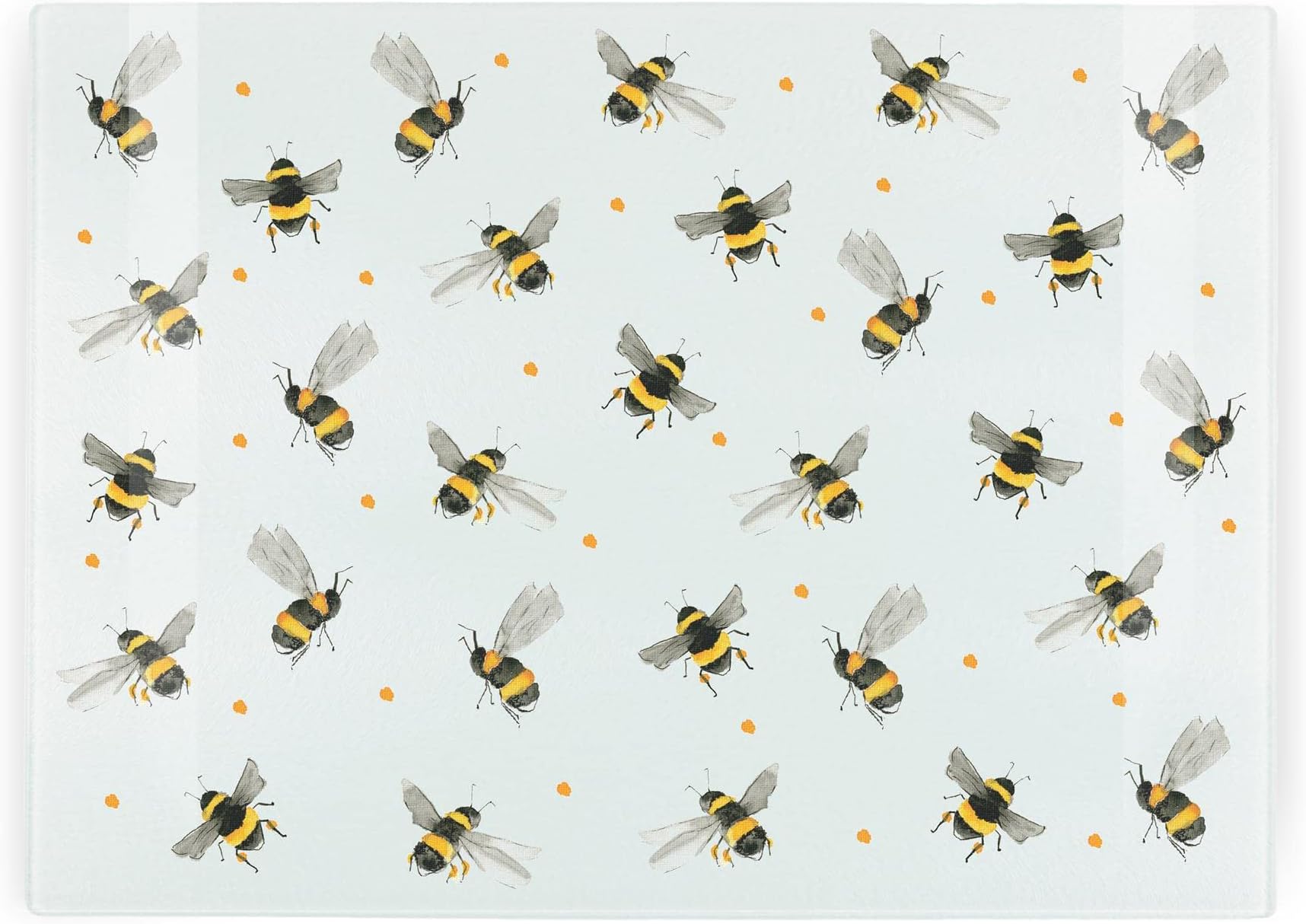 Busy Bees Glass Cutting Board by Lesser & Pavey : Amazon.co.uk: Home ...