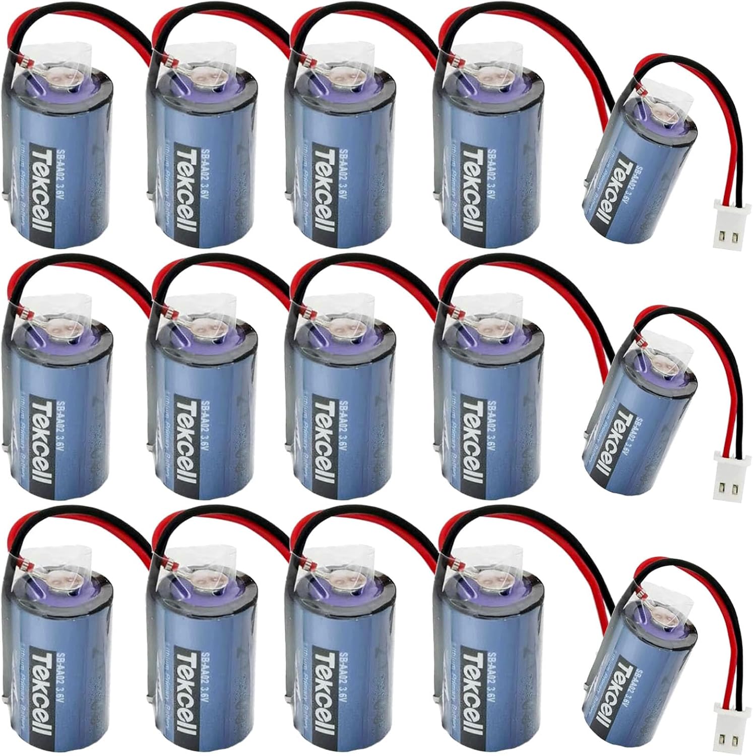 Amazon.com: HZH (15Pack) SB-AA02 1/2AA 3.6V 1200mAh New Lithium Battery ...
