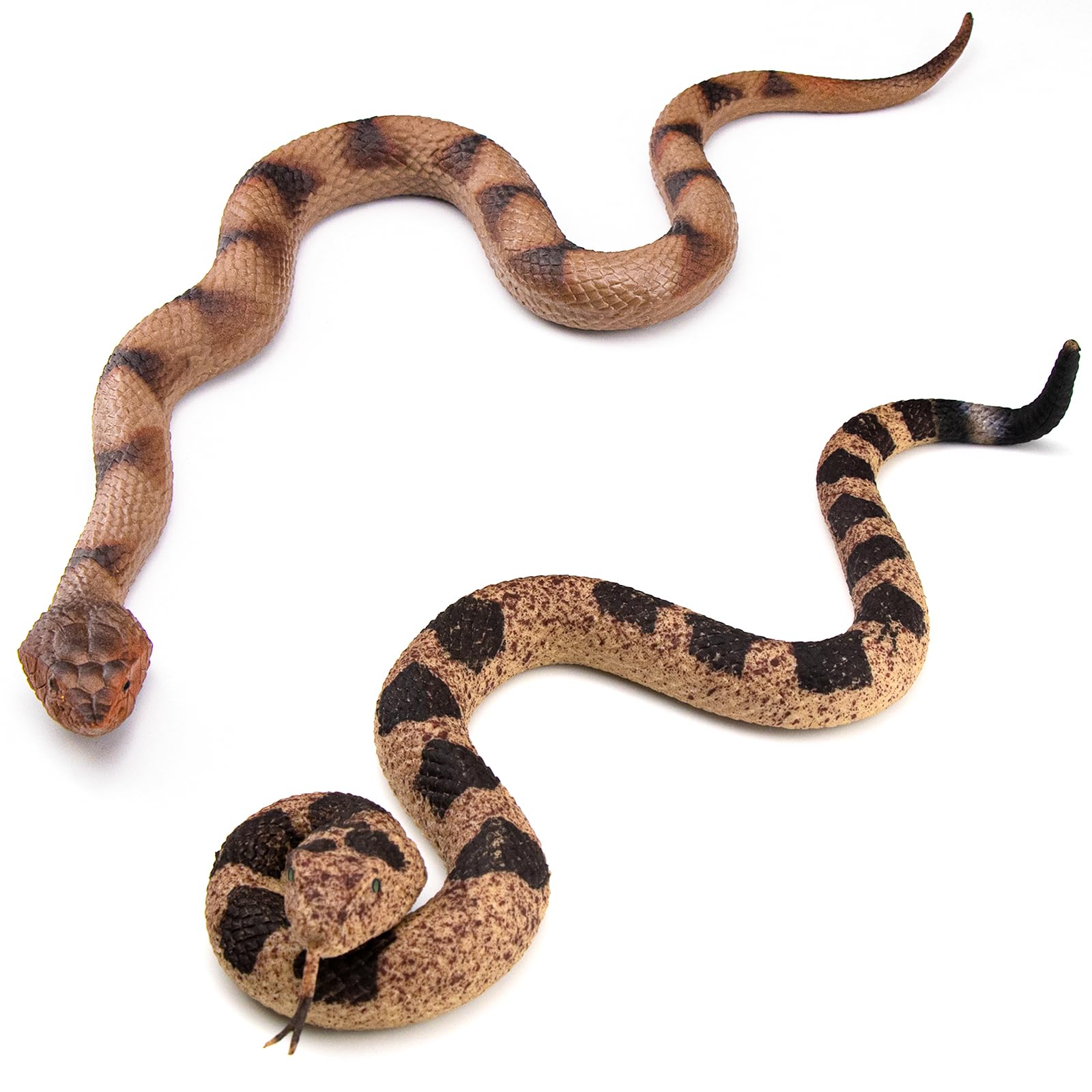 Amazon.com: Porgaten Fake Snakes Rubber Snake Realistic Keep Birds Away ...