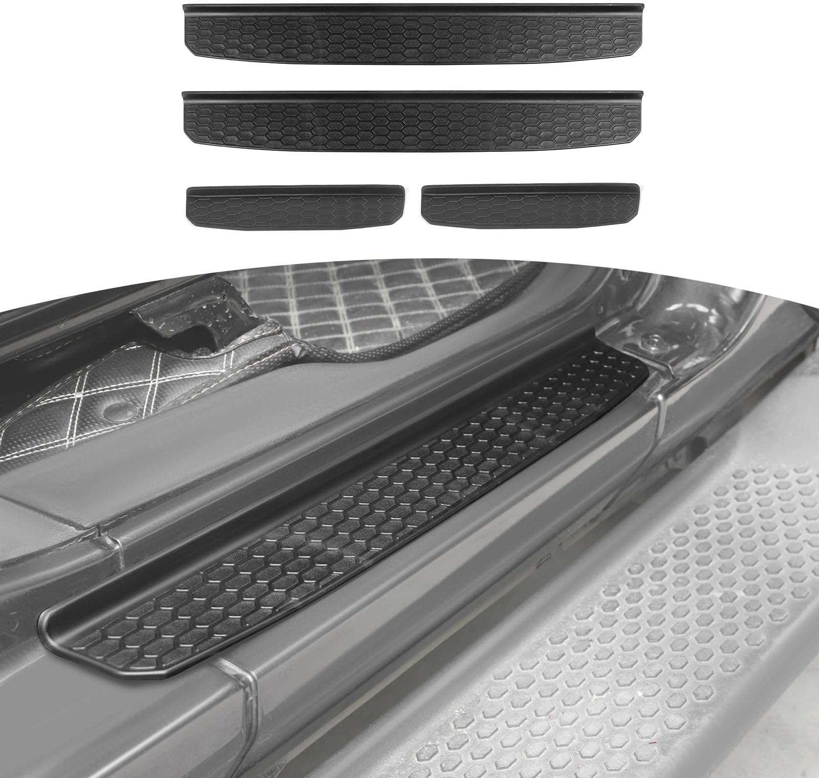 Amazon.com: RT-TCZ for Wrangler JL Door Sill Guards, Door Entry Guards ...