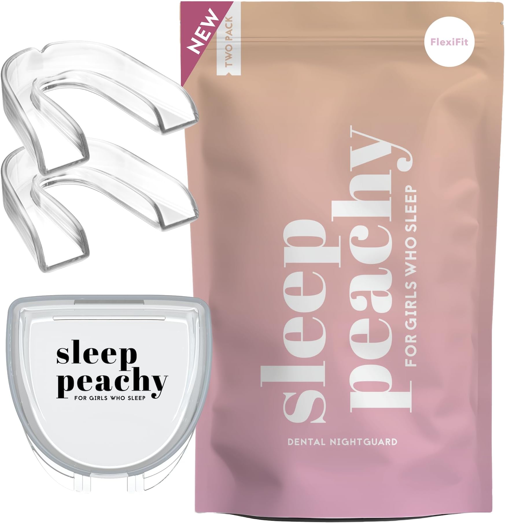 Amazon.com: Sleep Peachy FlexiFit Night Guard for Women - Pack of 2 ...