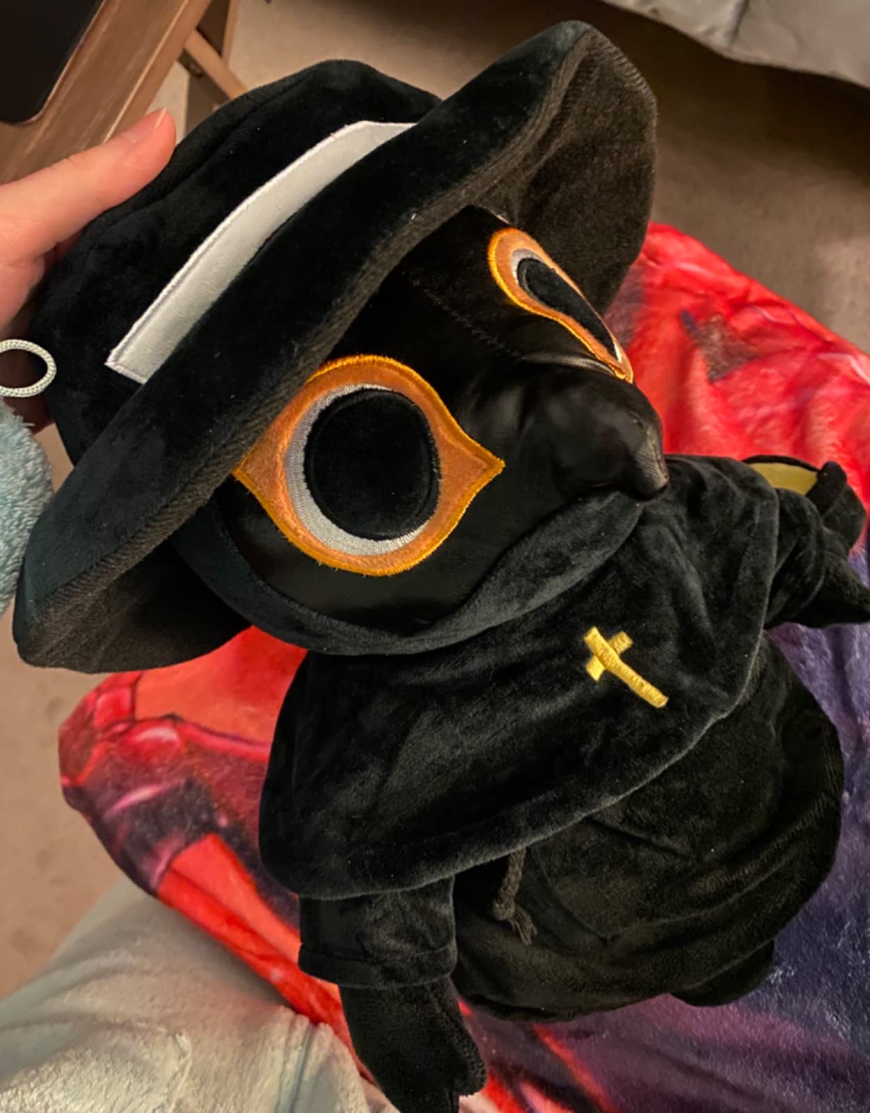 $7/mo - Finance AULUDA Plague Doctor Plush Toy, 16" Big Weighted Spook ...