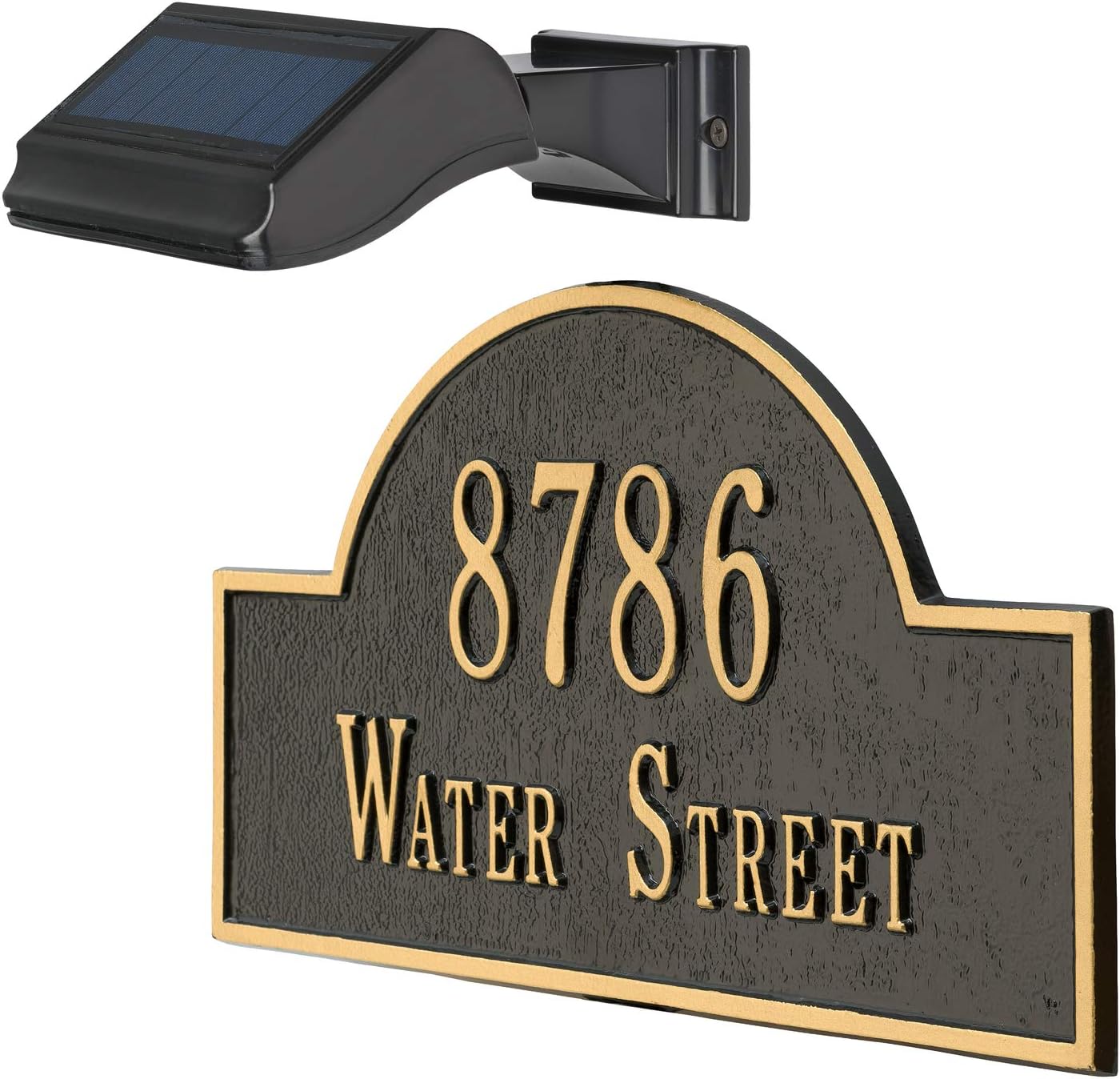 Amazon.com: Whitehall Products Standard Wall Illuminator Solar Address ...