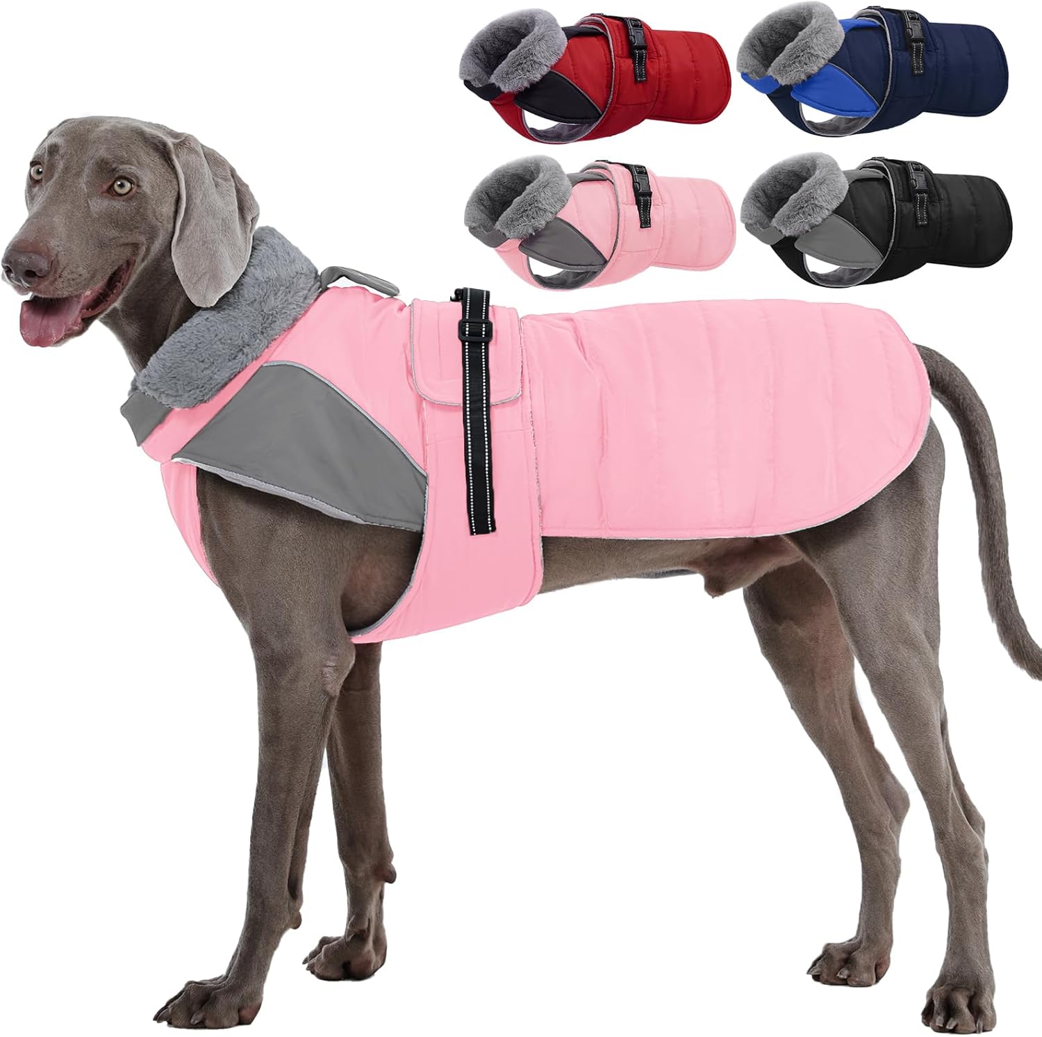 Amazon.com : Nanaki Dog Coat Jacket for Large Dogs Winter Waterproof ...