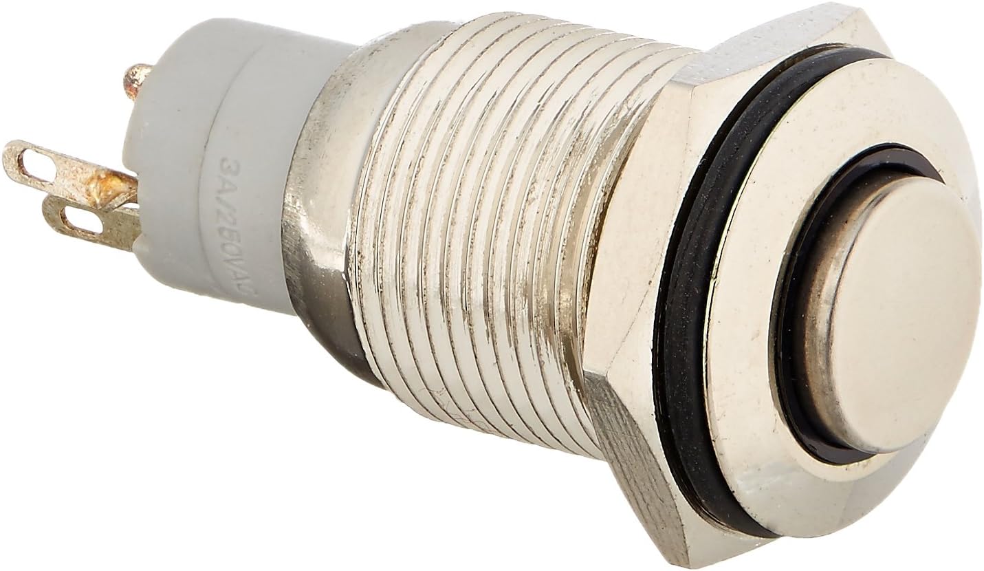 Amazon.com: Uxcell 24 VDC LED Light 5 Pins SPDT Latching Round Push ...