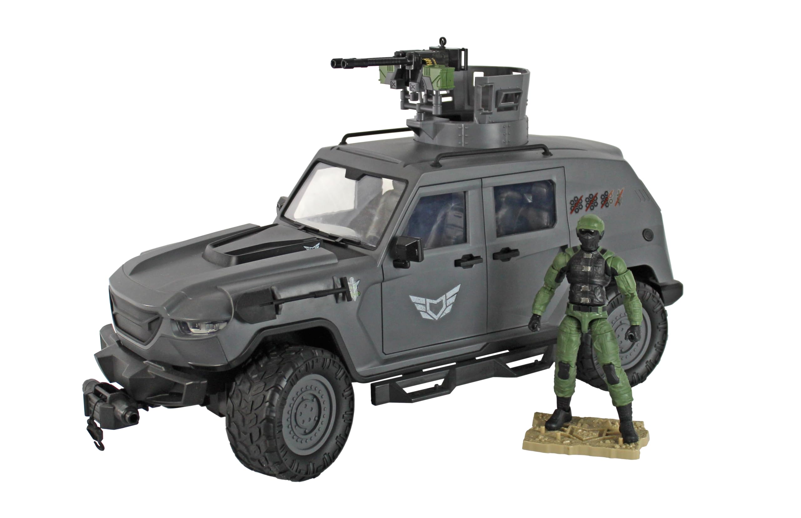 Amazon.com: Action Force Valaverse Vanguard Vehicle Stealth Grey : Toys ...