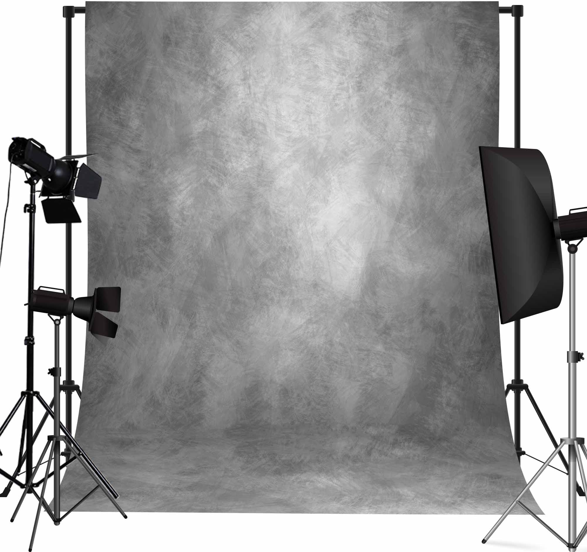 Amazon.com : 8x10ft Light Grey Backdrop Abstract Photography Backdrop ...