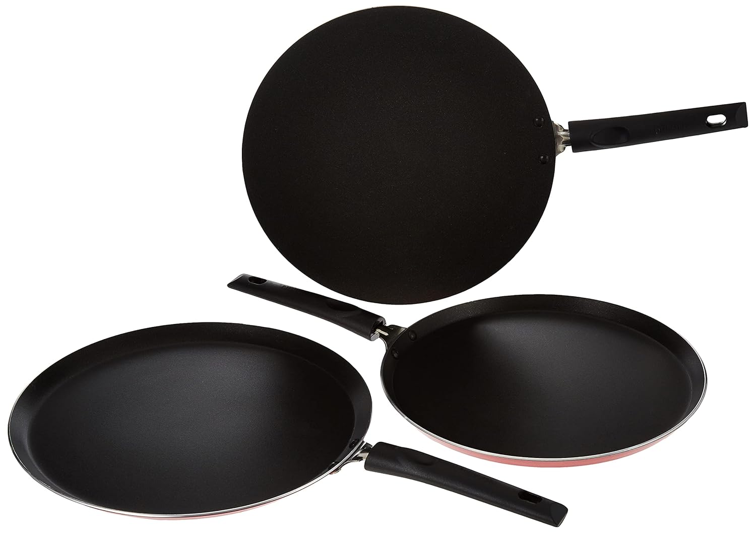 Buy 3 Piece Tawa Set Dosa Tawa 27.5cm & 30cm, Roti Tawa 29cm Best Price ...