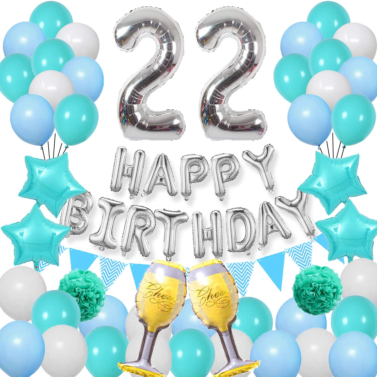 22nd Birthday Banner