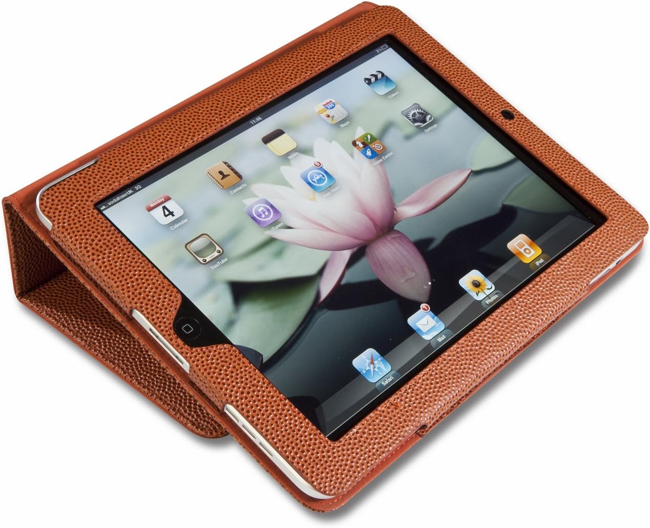 Amazon.com: Apple iPad (Original) Basketball Style Cover in Brown ...
