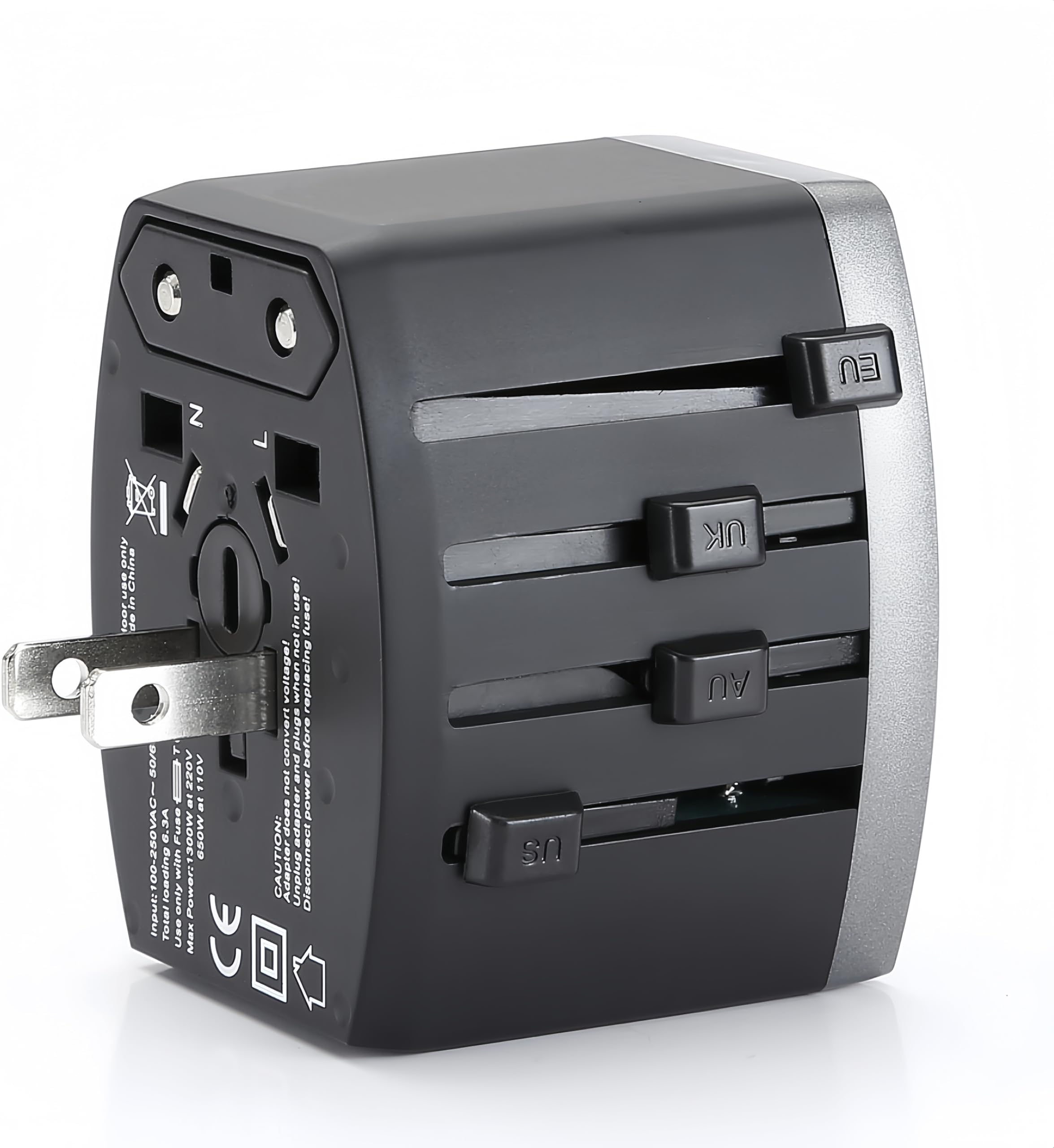 Amazon.com: Universal Travel Adapter, PD20W International Power Adapter ...