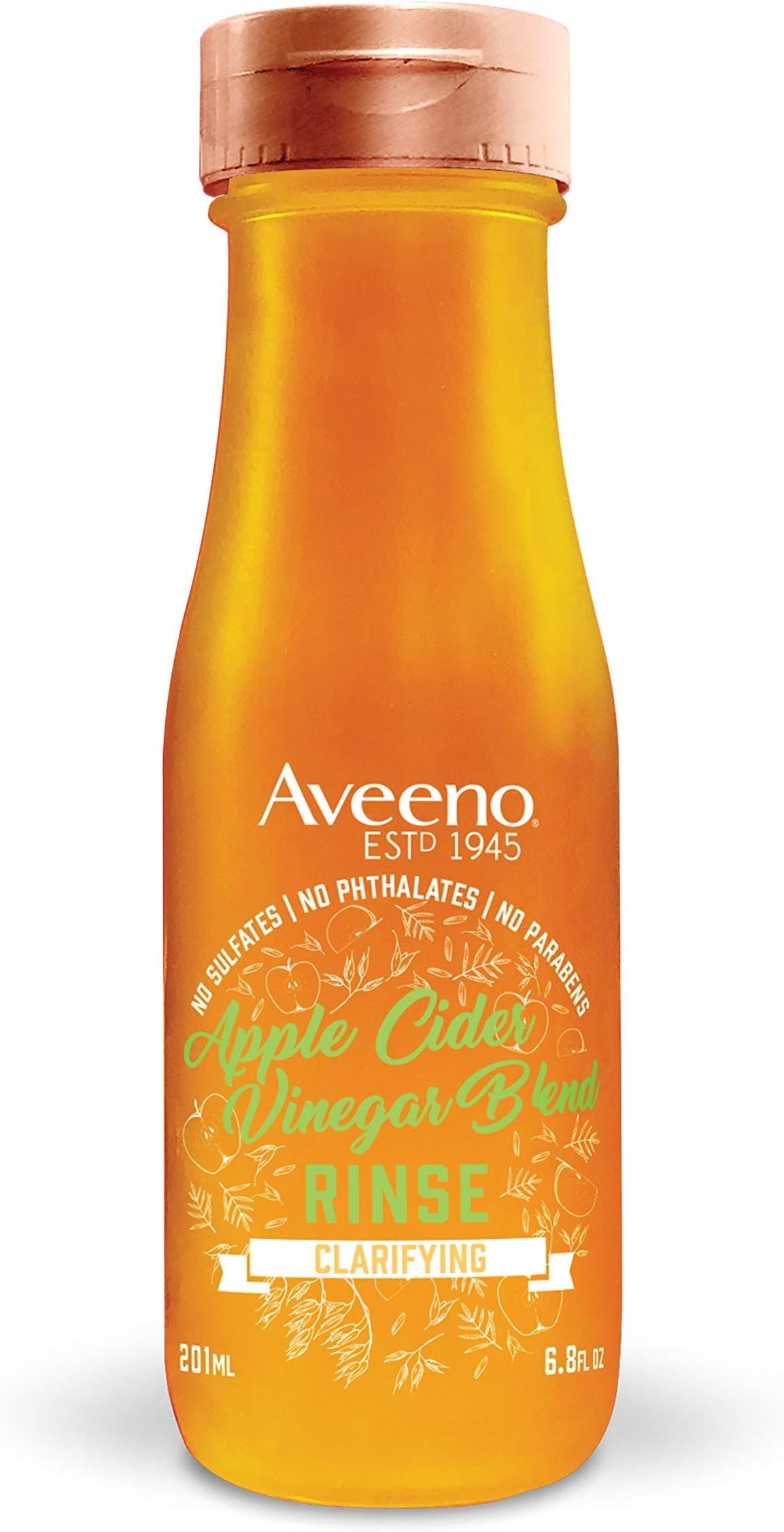 Amazon.com : Aveeno Apple Cider Vinegar Clarifying In-Shower Rinse for ...