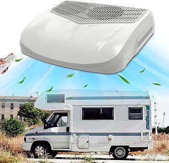 Amazon.com: 12V Camper Air Conditioner 10500 BTU RV Roof AC Unit with ...