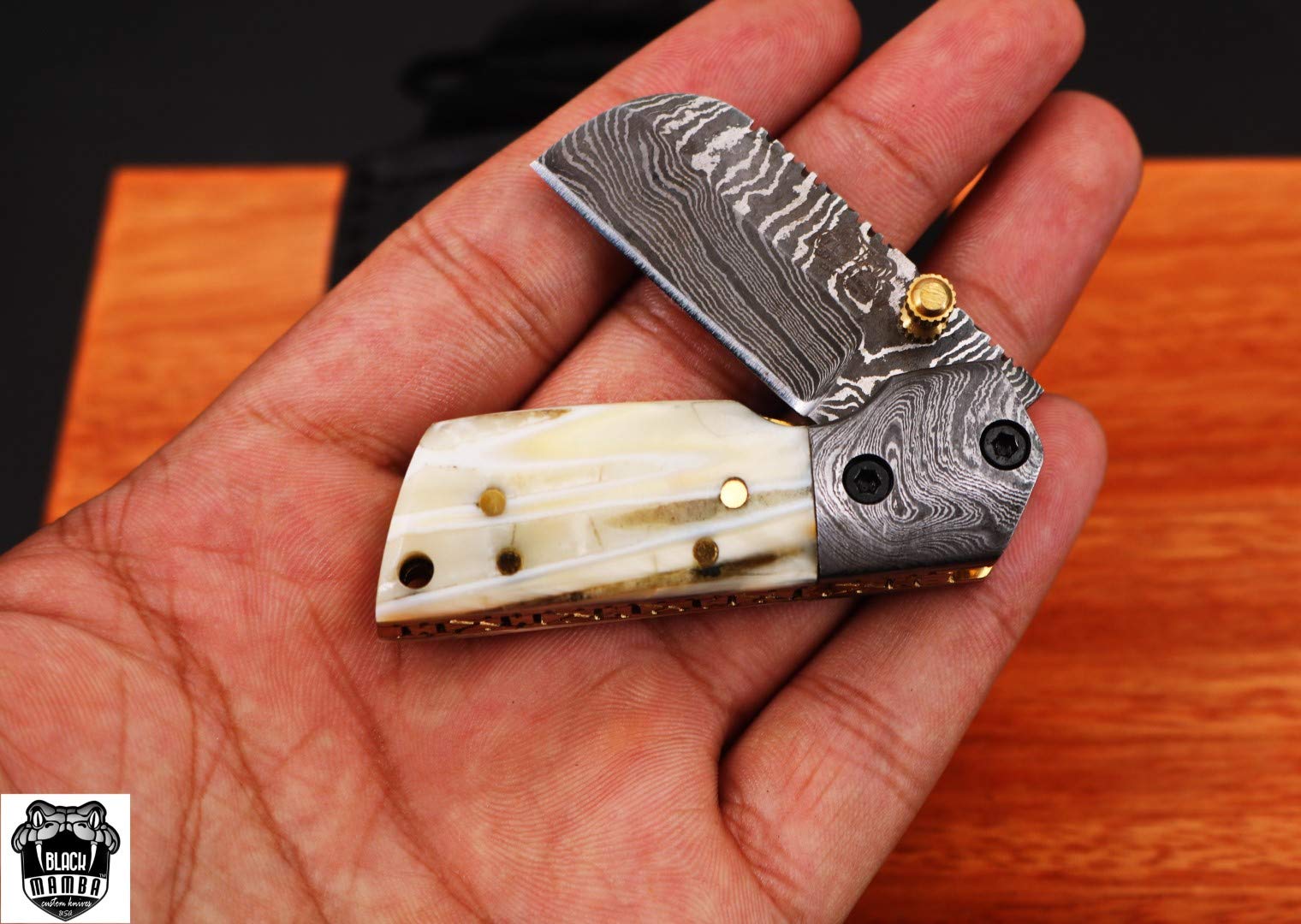 Buy Black Mamba Knives Bmk-435 Fruit Fly 1.2 Inches Hawk-bill Blade ...