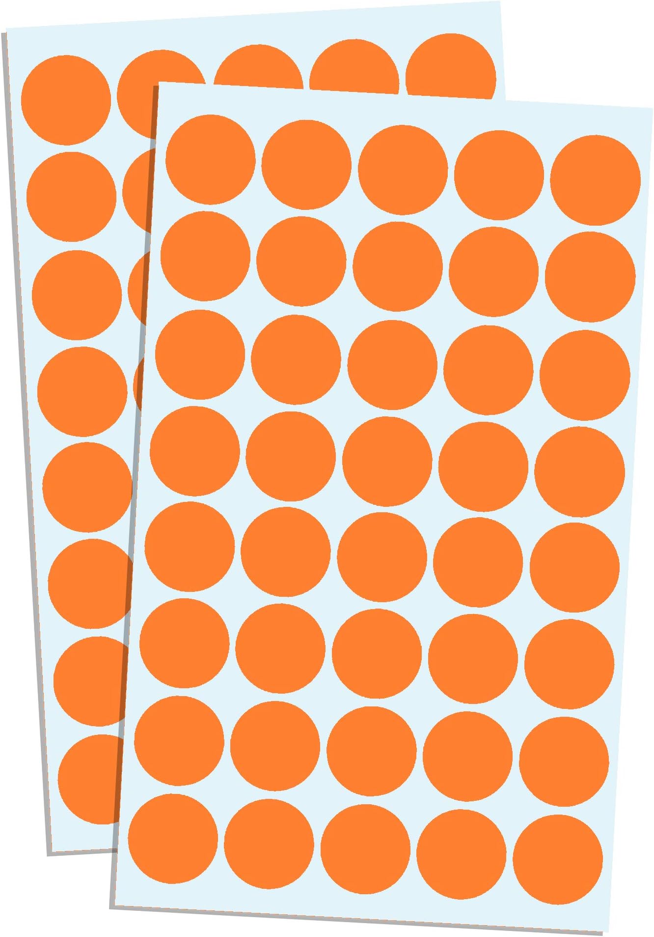Amazon.com : 2000 Pack, 3/4" Round Dot Stickers Circle Labels - Orange ...