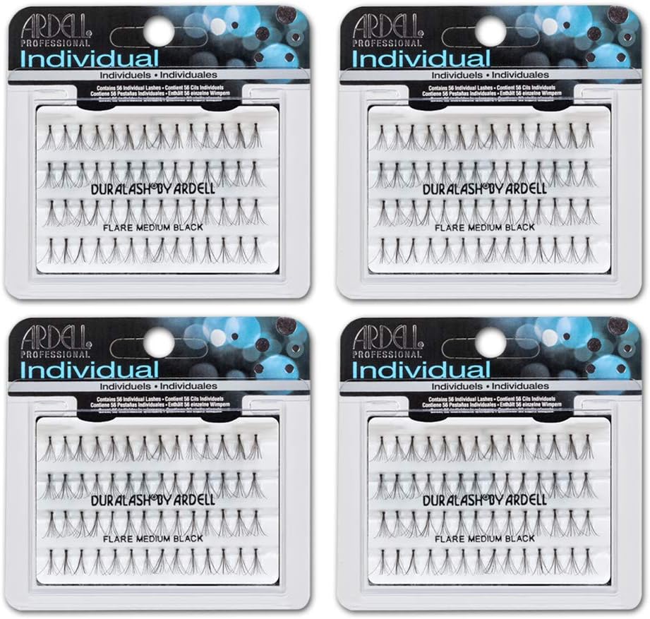 Amazon.com: Ardell False Eyelashes Long Black, DIY Lash Clusters ...