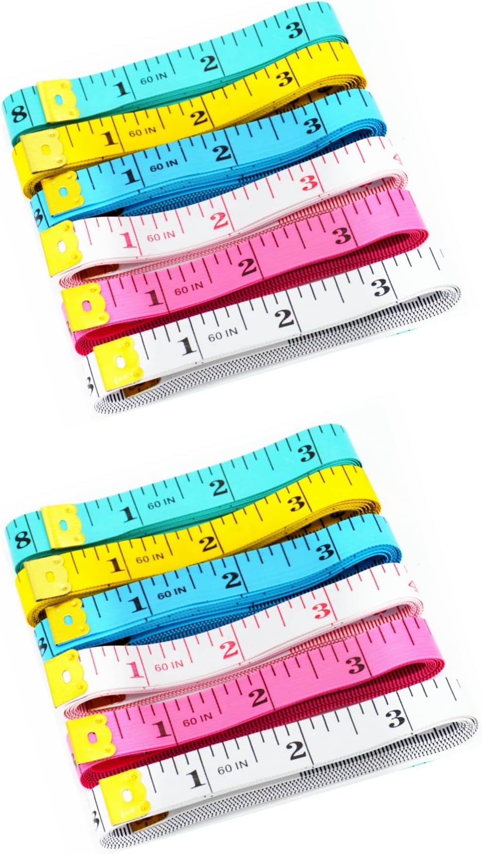 Amazon.com: Borcolo Tape Measure 2pcs 120inch/300cm, Double-Scale Soft ...