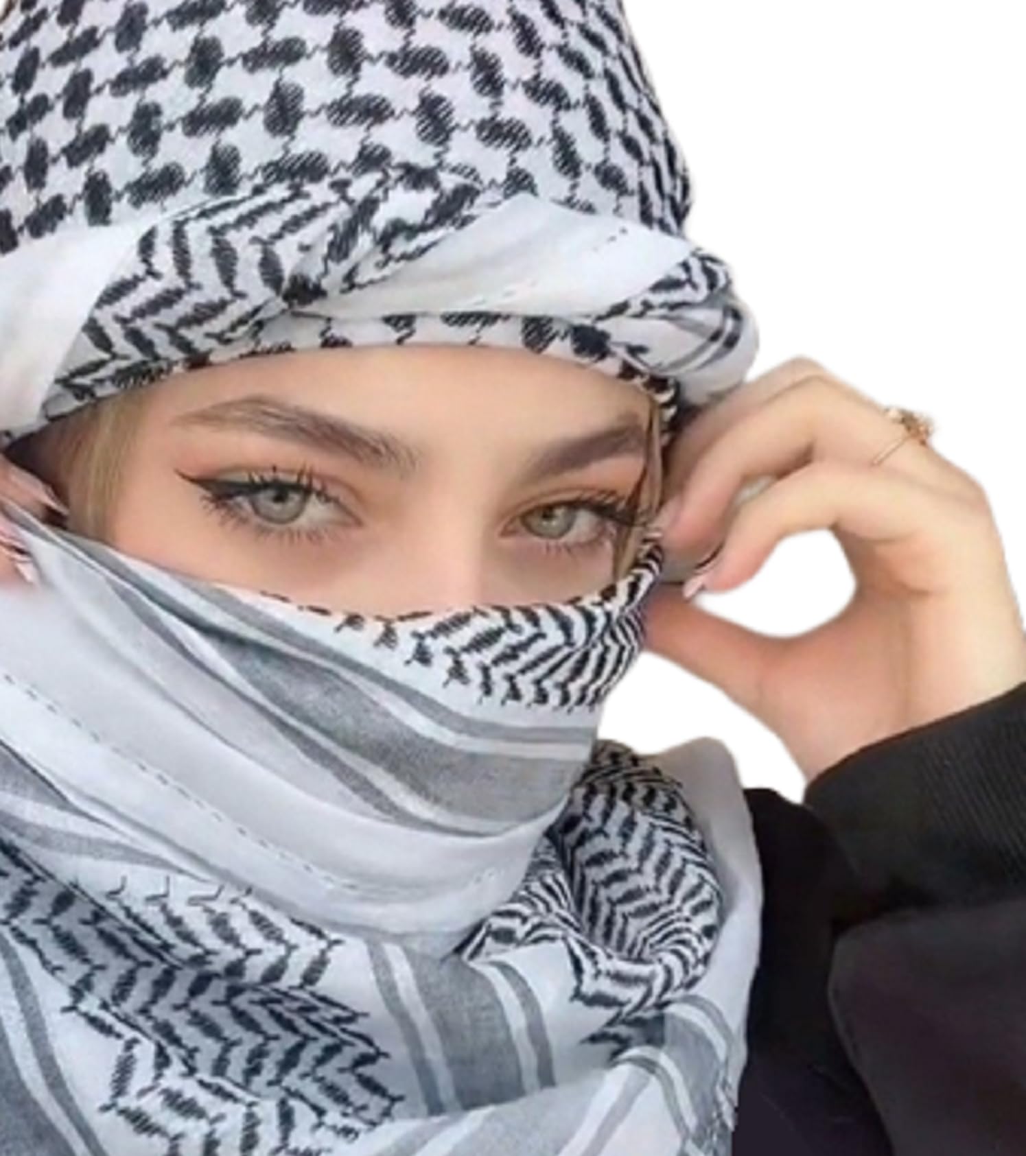 Arab Keffiyeh Shemagh All Original Palestine Scarf Kufiya Arafat Cotton ...