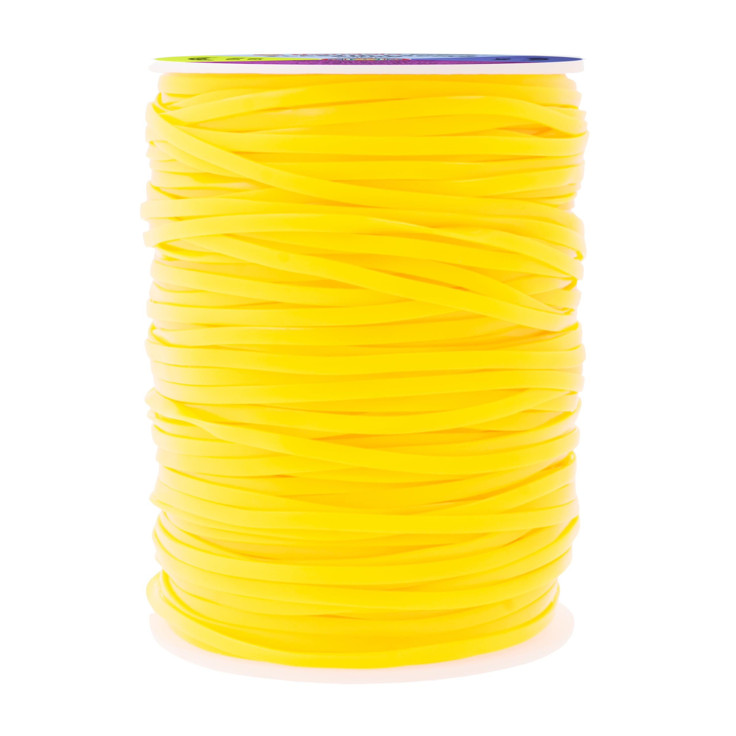 Amazon.com: Mandala Crafts Yellow Plastic Lacing Cord Boondoggle String ...