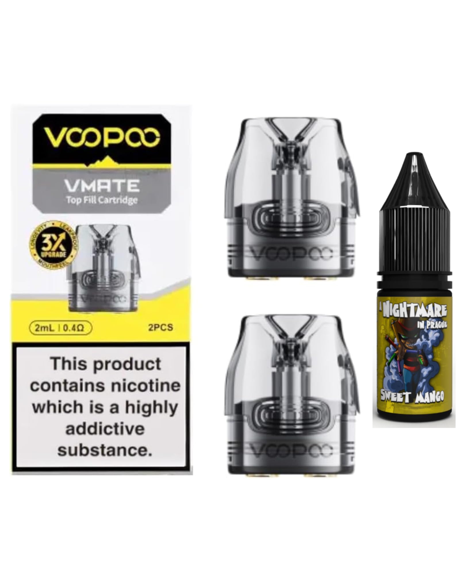 Buy Vmate Top Fill Replacement Pod XL Cartridge Compatible With Voopoo ...
