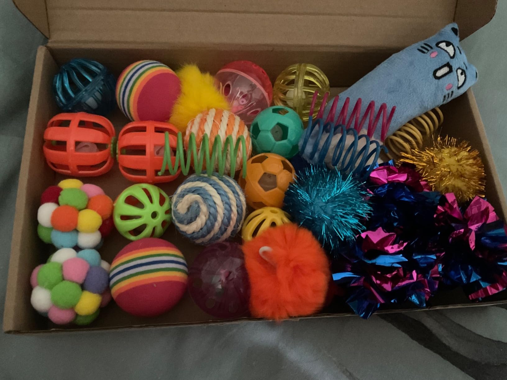 OundarM 31 PCS Cat Toys Assortments, Variety Interactive Cat Chew ...
