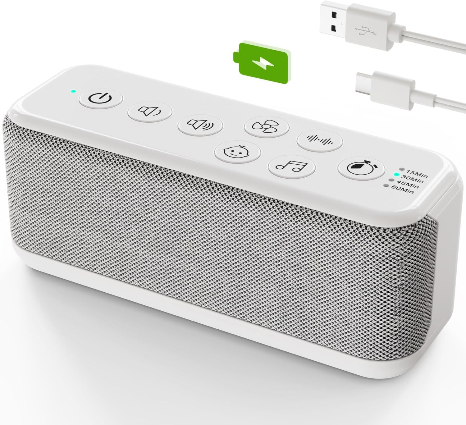 Amazon.com: Pure Enrichment® Wave™ Mini Travel Sound Machine - 6 ...